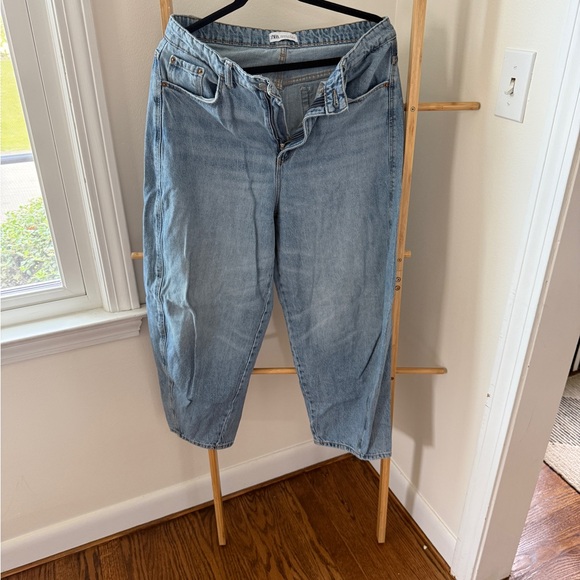 Zara | Jeans | Zara Light Blue High Rise Womens Jeans | Poshmark